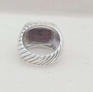 David Yurman | Jewelry | David Yurman Sculpted Waverly Garnet Ring With ...